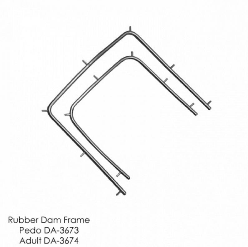 DENTAL :: ISOLATION DAM :: RUBBER DAM FRAMES :: RUBBER DAM FRAME PEDO